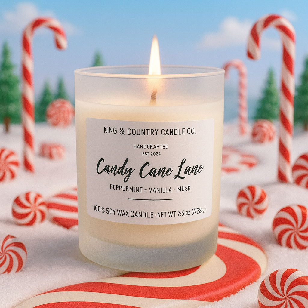 Candy Cane Lane – King & Country Candle Co.